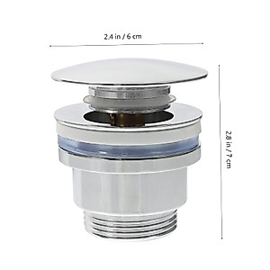 Homoyoyo Sink Drainer Drain Stopper Drain Filter Suitable for Bathtub and Sink Strainer Sink Stopper Replacement Sink Water Stopper Kitchen Bathtub Sink Stopper Bathtub Stopper Basin Plug