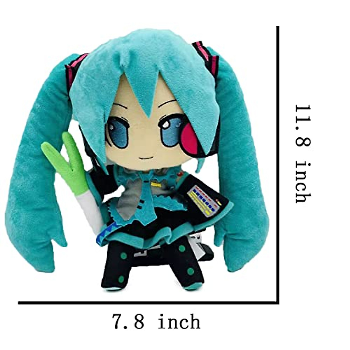 XGS Anime HMiku Plush Cosplay Doll Pillow Gift for Boys Girls(9.8inch) (5)