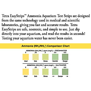 Tetra Non-Toxic Ammonia Test Strips - 100 Count (Pack of 10)