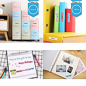 Freshworld Compatible Tape Replacement for P-touch M Tape M-K231 H231 F431 C531,White/Heart/White Flower/Cottony Cloud,for Brother Ptouch PT-M95,PT-90,PT-80,PT-65,PT-85 Label Maker, 1/2Inch x 26Ft, 4P