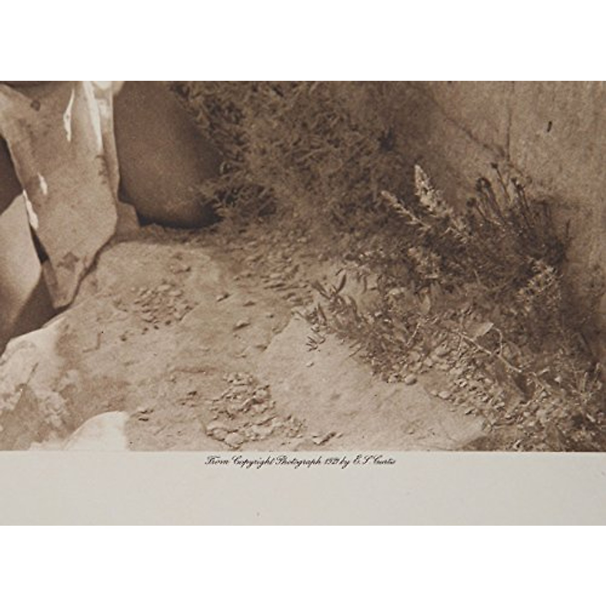 Counting the Record by Edward S. Curtis (1868-1952), Original Photograph, 13.75x17