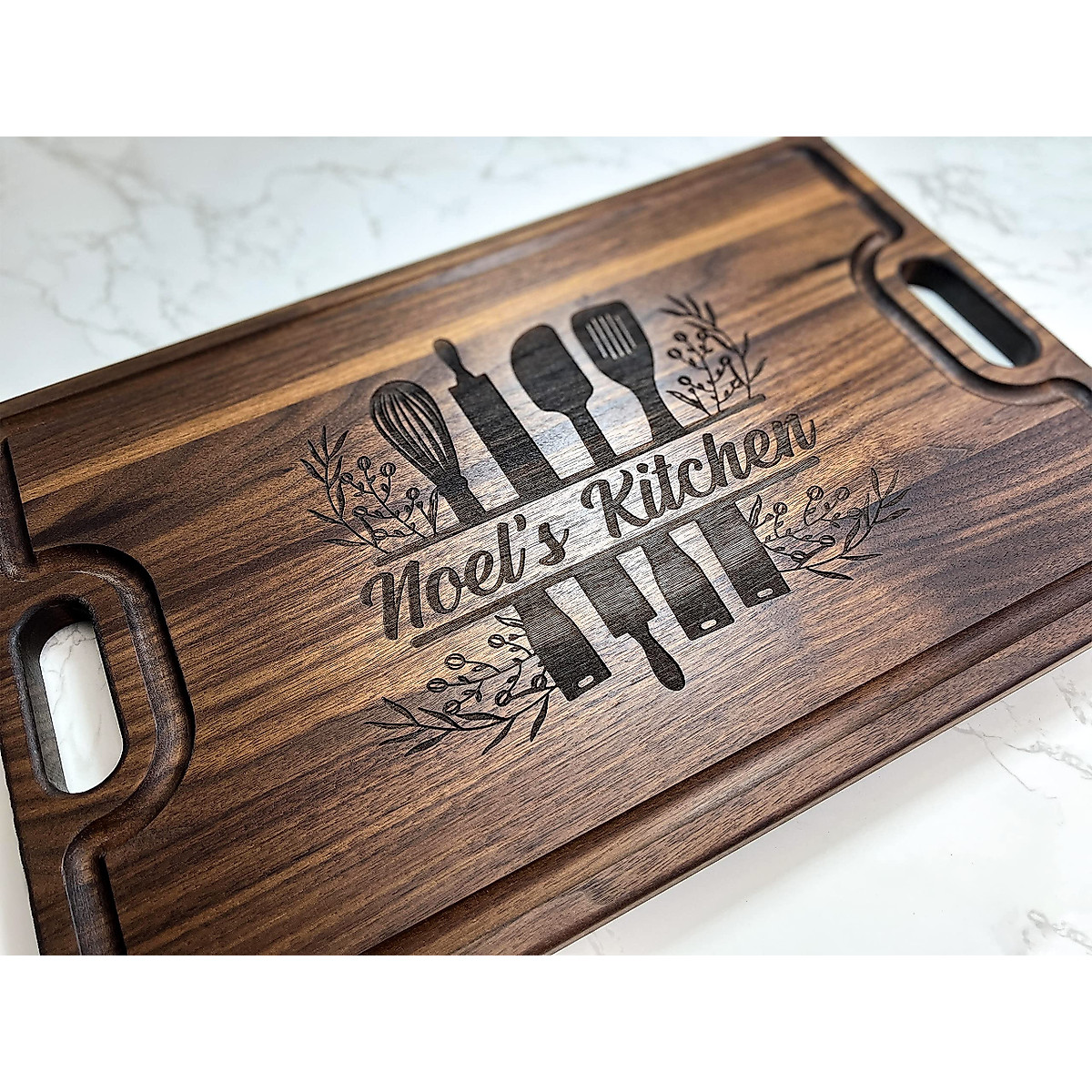 Personalized Gift for Mom Cutting Board, Mothers Day Gift, Personalized Cutting Board for Wife, Laser Engraved Gift, Custom Cutting Board for Her, Handmade in the USA