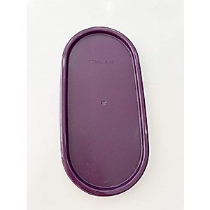 Tupperware Modular Mates Oval Replacement Lids Seal Lid 1616 Dewberry 3.75" x 7.25"