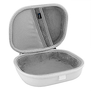 Geekria Shield Headphones Case Compatible with Sony WH1000XM4 White, WH1000XM3, WH-XB910N, MDR-1000X Case, Replacement Hard Shell Travel Carrying Bag with Accessories Storage (White)