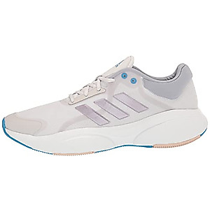 adidas Women's Response Running Shoe, Dash Grey/Matte Purple Metallic/Pulse Blue, 7