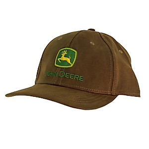 John Deere Heather Oil Skin Cotton-Brown-One Size