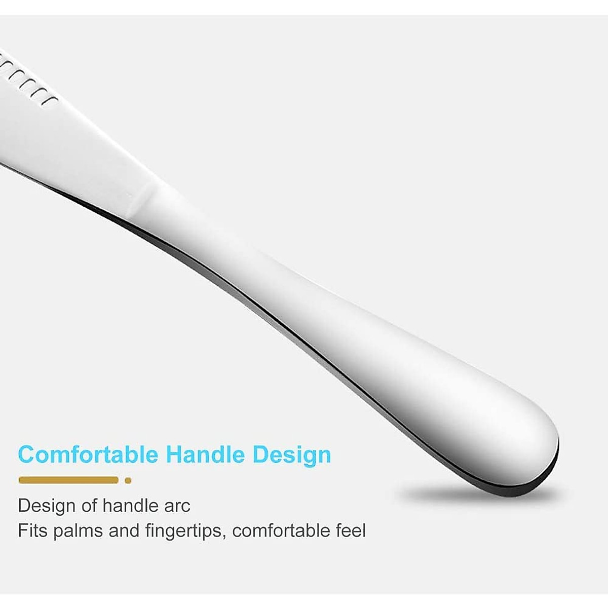 Lazooy 5 Pack Butter Spreader Knife with Holes Butter Knives & Picks Stainless-Steel Butterknives Silverware Table Dinner Knifes for Cold Butter Dessert Meat