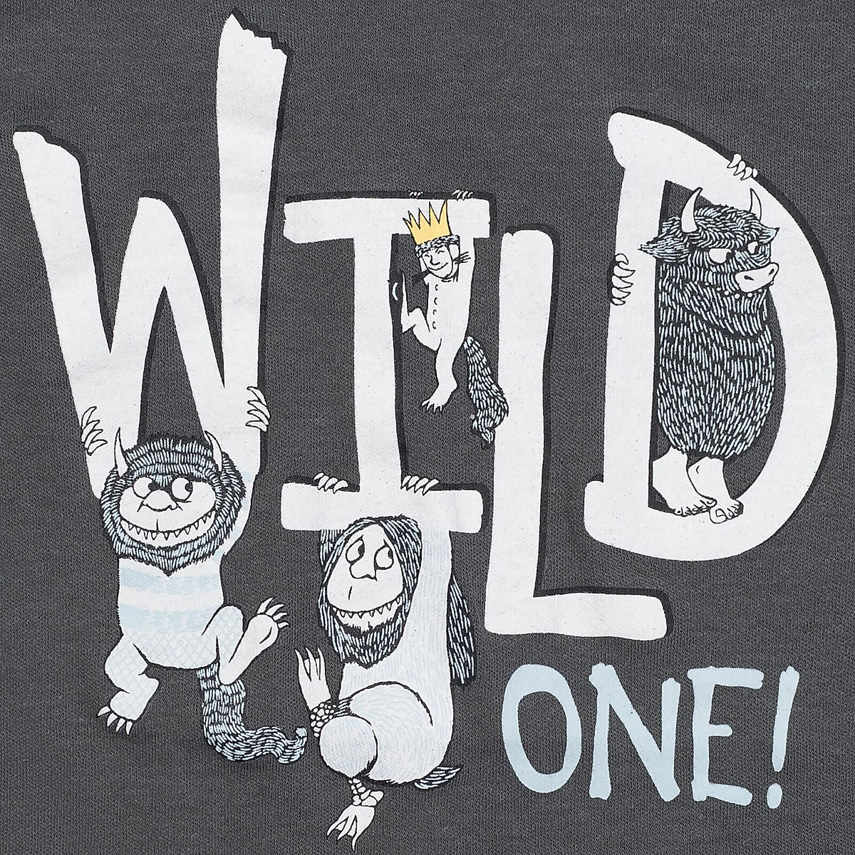 Warner Bros. Where the Wild Things Are Baby Boys Bodysuit & Pants & Hat Gray/Yellow/White 12 Months