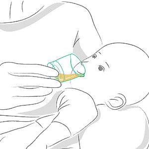 Maymom Baby Feeding Cup; Disposable Reuseable Baby Cup, Short Term Infant Feeding Cup; First Milk Collection Cup; 1 oz (6ct)