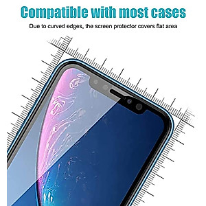 [3 Pack] Privacy Screen Protector for iPhone 11/iPhone XR Anti-Spy Tempered Glass Film Upgrade 9H Hardness Case Friendly Easy Installation Bubble Free 3D Touch Support [6.1 inch]