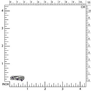 Silvershake 3 Stone Natural African Amethyst 925 Sterling Silver Stack Stackable Ribbon Ring Size 8