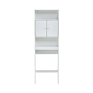 Bellemave Home Over-The-Toilet Storage Cabinet, Bathroom Space Saver, Bathroom Storage Cabinet Organizer,(White)