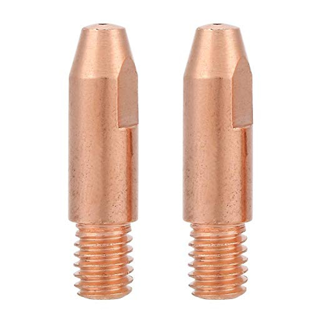 FTVOGUE 20Pcs Copper Contact Tip M6 for Euro Style Binzel 24KD MIG MAG Welding Torch Gas Nozzle Tip Holder Accessaries[0.8],Nozzles, Collets and Lenses