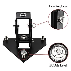 TIROAR Drilling Guide 5/8” Anchor Holes with Leveling Legs and Bubble Level to Easily Install Pool Fence Accurately in Concrete