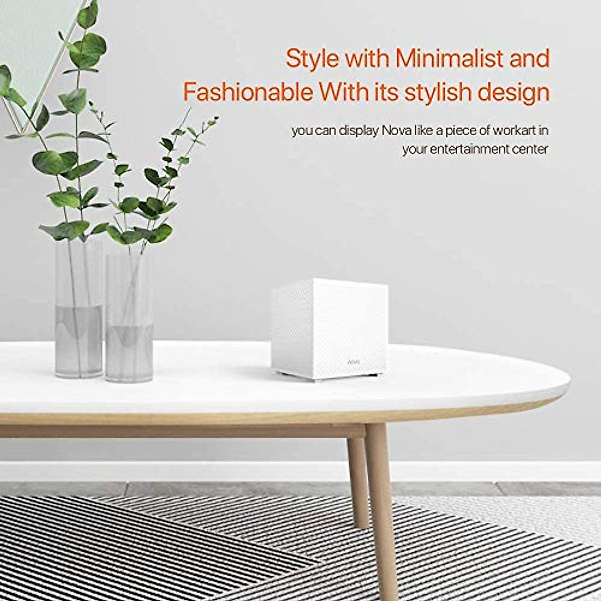 Tenda Nova AC Tri Band Mesh WiFi 5 System, White, 3/Pack (NOVA MW12 3PK)