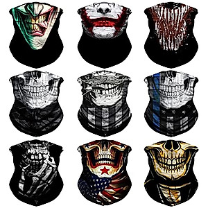 JOEYOUNG Headwear, Bandana, Neck Gaiter Head Wrap Headband Balaclava Magic Scarf