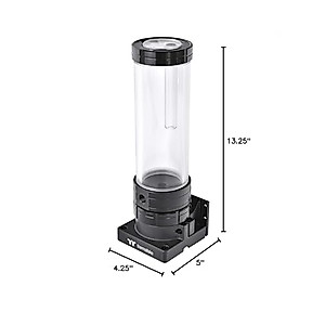 Thermaltake Pacific PR32-D5 Plus 16.8 Million RBG Color Software Enabled (TT RGB Plus/Alexa/Razer Chroma) 5-Speed D5 Pump/Reservoir Combo CL-W280-PL00SW-A