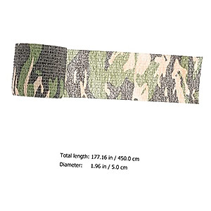 CLISPEED 6pcs Sports Tape Camo Tape Elastic Bandages Elastic Wrap Bandages First Aid Tape Sticky Bandage Wrap Stretchy Bandage Fitness Wrap Tapes Adhesive Muscle Tapes Cohesive Bandage Tape