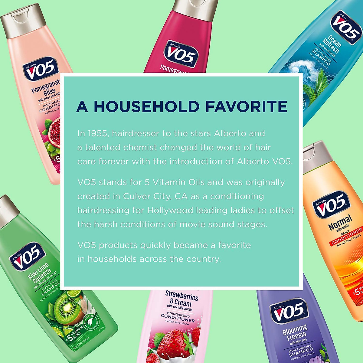 Vo5 Sh Herbal Esc Pom & G Size 12.5z Vo5 Shampoo Herbal Escapes Pomegranate & Grapeseed 12.5z