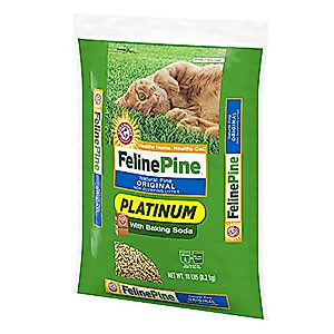 Feline Pine Platinum Non-Clumping Cat Litter 18lb.