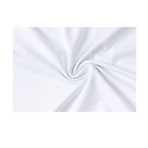 Vidusou Summer Tops for Women,Ladies Cap Sleeve Casual Polo V Neck Plus Size Oversize Clothes Golf Apparel White XXL