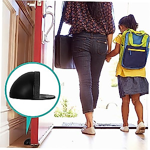 MAGICLULU 8 Pcs Door Stop Floor Door Open Holder Rubber Wall Shield Door Bumper Guard Bumper Protector Door Draft Door Lock Stopper Invisible Door Catch Hinge Stainless Steel No Punching
