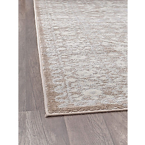 Rugs America LX20A Vanilla Vintage Transitional Area Rug 9' x 12'
