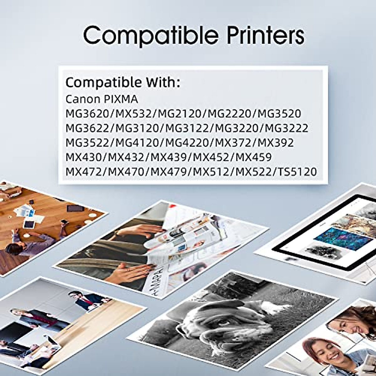 H&BO TOPMAE Remanufactured ink cartridges 240 and 241 Replacement for Canon PG-240XL CL-241XL for PIXMA MG3620 MX532 MX472 MX452 TS5120 MG2120 MG3520 MG3220 MX512 MG2220 Printers (1 Black 1 Tri-Color)