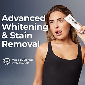 Venneir® Professional Toothpaste for Veneers, Implants, Bondings, Crowns & Sensitive Teeth — Stain Removing, Whitening, Natural, SLS Free, Pro Enamel Repair