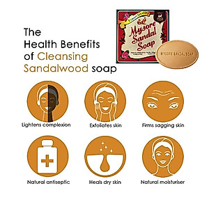 Mysore Sandal Soap, 150 grams Units 5.29 Ounce (Pack of 12)