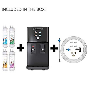 Bottleless Water Cooler Countertop Water Dispenser Hot & Cold Modes For Offices and Homes