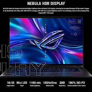 ASUS 2023 Newest ROG 2-in-1 Gaming Laptop, 16" WQXGA 165Hz Touchscreen, AMD Ryzen 9 6900HS, NVIDIA GeForce RTX 3060, 32GB DDR5 RAM, 1TB SSD, WiFi 6E, Backlit Keyboard, Windows 11 Home