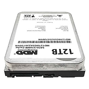 MDD 12TB 7200 RPM 256MB Cache SATA 6.0Gb/s 3.5inch Internal Hard Drive for Surveillance Storage (MD12TGSA25672DVR) - 3 Years Warranty
