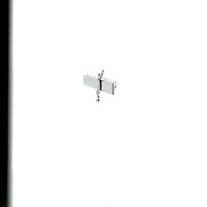 J79S Tie Bar Angel Moroni Silver Alloy Mormon One Moment In Time LDS CTR