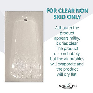 Tub Guard Anti Slip - Clear Bathtub & Shower Grip Textured Non Slip Coating for Slippery Tubs or Shower Floors - 2 oz. (1 Tub or Shower Pan)