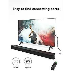 EMK Optical Audio Cable(3.3ft/1m) Toslink Male to Female Audio Adapter Cable,Extension Adapter Nylon Braided Cord Compatible for Home Theater, Sound Bar, TV,Xbox,and More,Blue