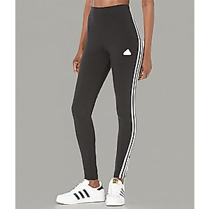 adidas Women's Future Icon Three Stripes Leggings, Black, Small