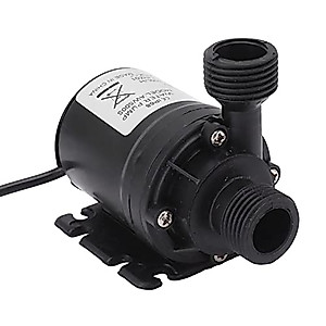 Ice Machine Water Pump, Water Pump IP68 Sealed Ceramic Shaft Miniature Low Noise for Beverage Machine (DC24V)