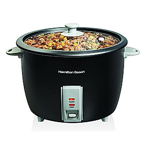 Hamilton Beach 30-Cup Rice Cooker, Aluminum (37550)