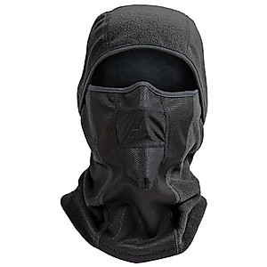 Mens Balaclava Winter Ski Face Mask Breathable Windproof Thermal for Motorcycle Riding Cycling in Cold Weather Black