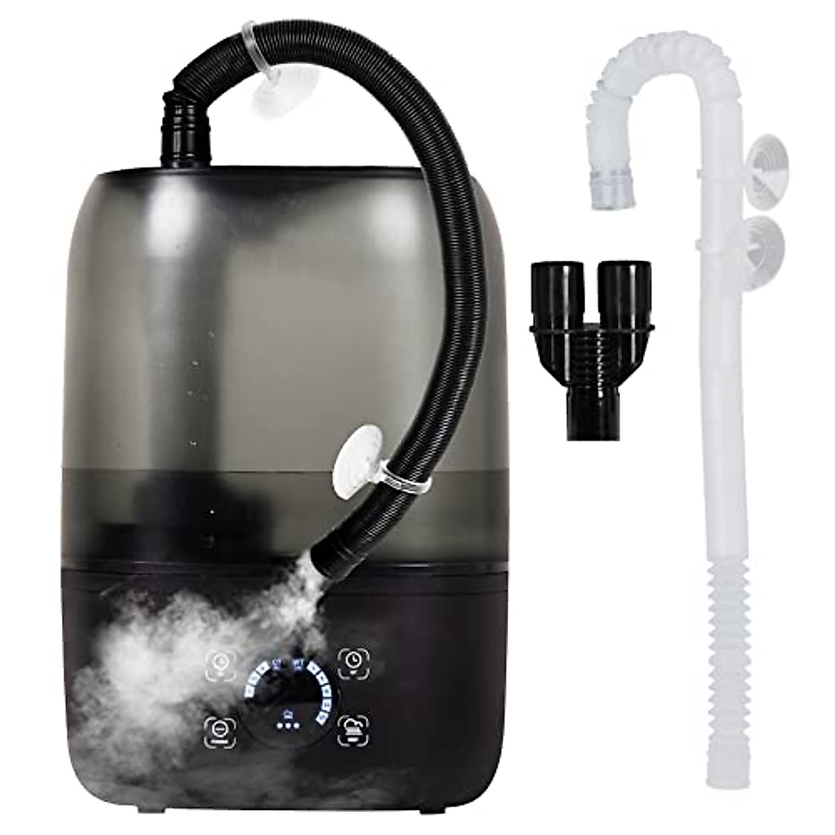 OIIBO Reptile Fogger, 4L Timing Reptile Humidifiers, Smart Fogger for Terrarium Adjustable Reptile Humidifier Fogger for Reptiles Snake Beared Drangon