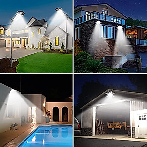 Outerman LED Solar Street Lights, 2 Pack Motion Sensor Security Wall Light, 84 LED Outdoor Solar Lighting with 3 Modes for Garden, Street, Deck, Fence, Patio, Path