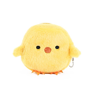 Cartoon Animal Avocado Coin Purses,Cute Avocado Plush Purses Kids Key Case Bag, Zipper Coin Bag Handbags Change Purse with Keychain(Yellow)