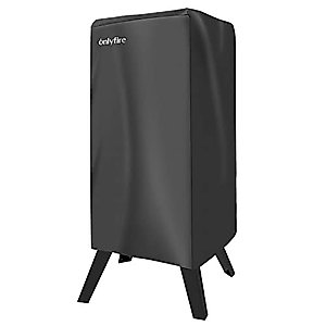 only fire Grill Cover for Masterbuilt 30 Inch Propane Smoker, Heavy Duty Waterproof Replacement Cover, Black