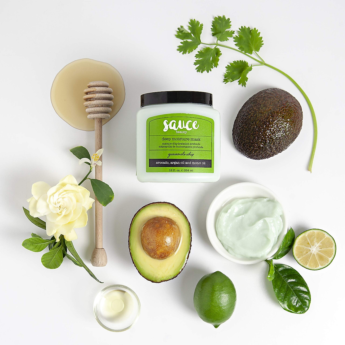 SAUCE BEAUTY Gift Bundle - Guacamole Deep Moisture Hair Mask + Chimichurri Mint Tingle Repair Shampoo