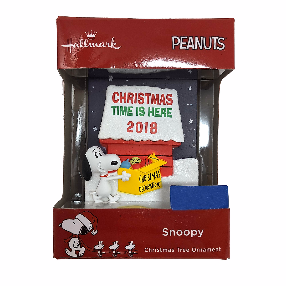 Peanuts 2018 Hallmark Snoopy Christmas Time is Here 2018 Christmas Tree Ornament