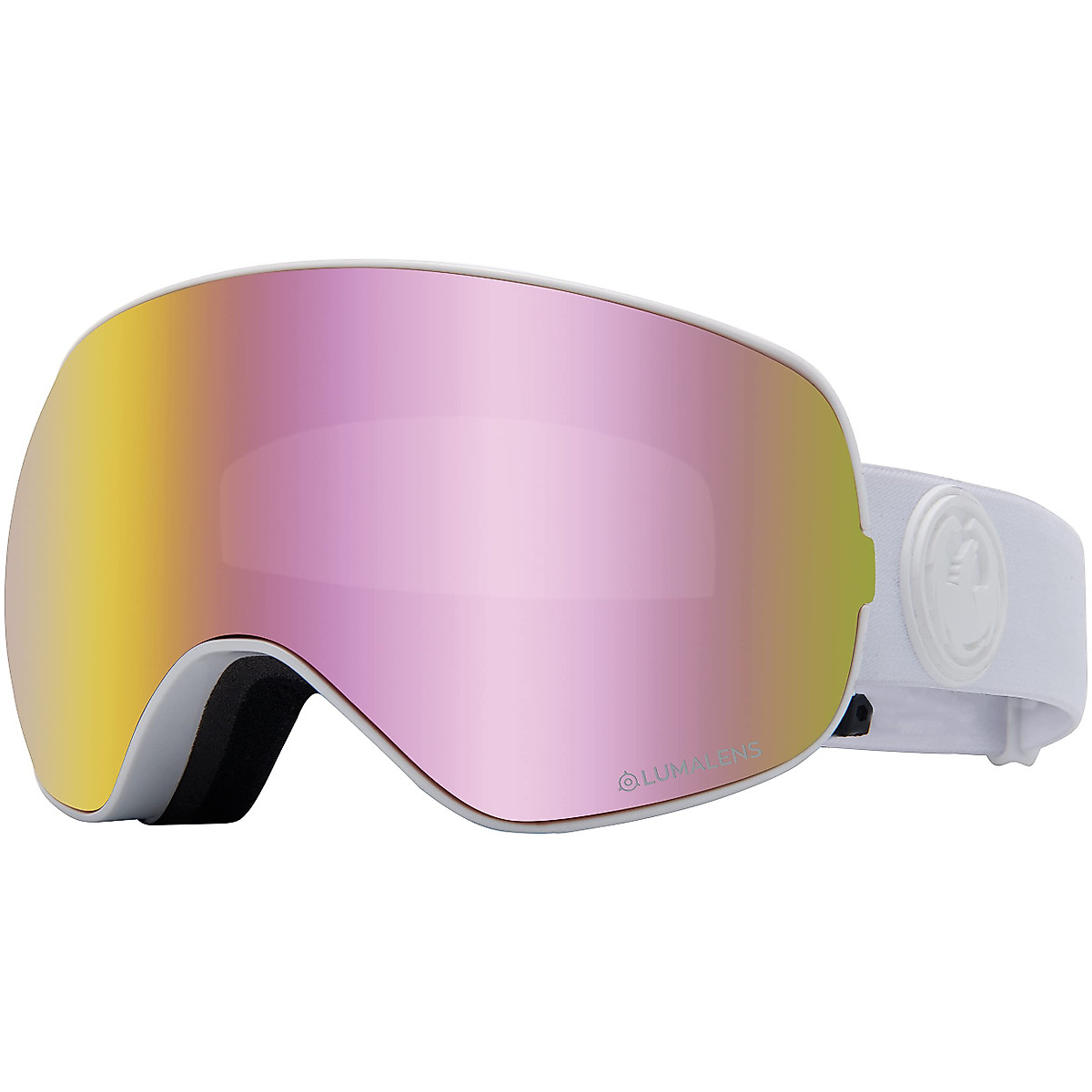 Dragon Alliance X2S Whiteout Snow Goggles for Men/Women, Pink Ion