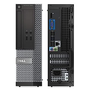 Dell OptiPlex 3020 SFF/Core i5-4670 @ 3.4 GHz/16GB DDR3/80GB HDD/DVD-RW/Windows 7 PRO 64 BIT (Renewed)