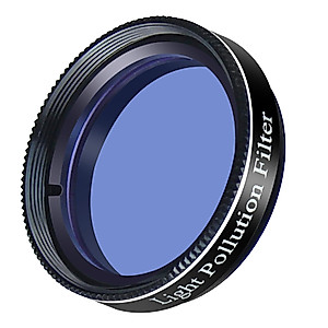 Celticbird 1.25 Inch Light Pollution Filter for Telescope Perfect for Deep Sky Visual Astronomical Photography Metal Frame Optical Glass