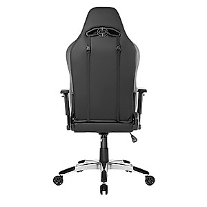 AKRacing Office Series Obsidian Ergonomic Computer Chair with High Backrest, Recliner, Swivel, Tilt, Rocker and Seat Height Adjustment Mechanisms - Carbon Black - PC/Mac/Linux